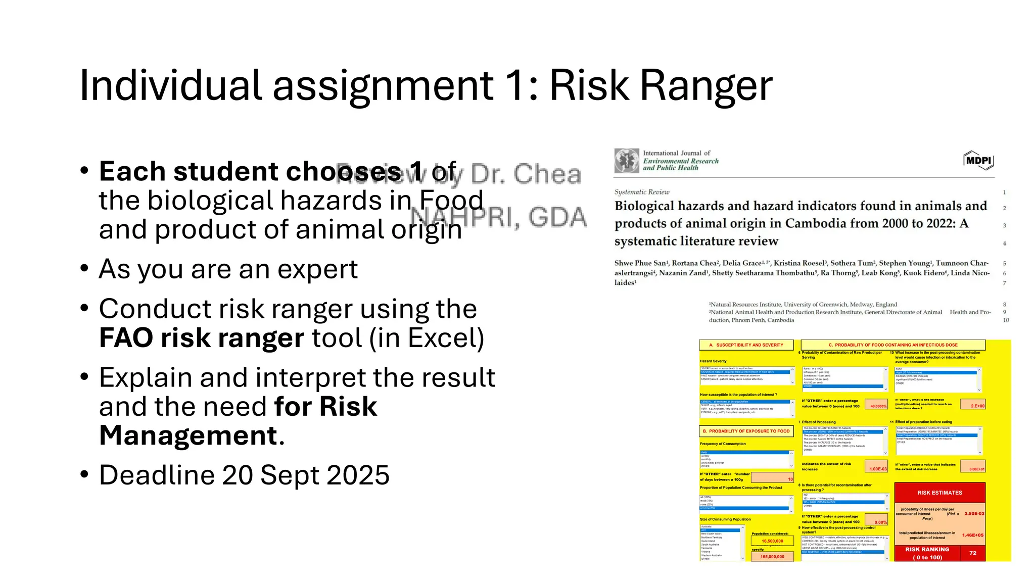 4 Qualitative Risk Assessment Risk Rager this lesson was reviewed by Dr ...