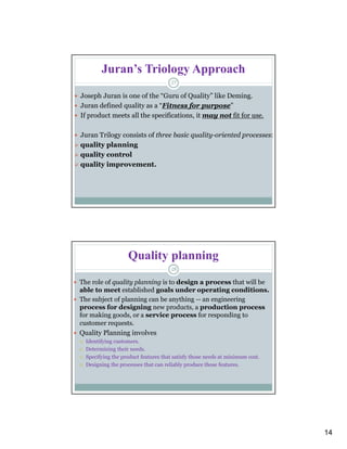 Quality & Quality tools | PDF