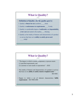 Quality & Quality tools | PDF