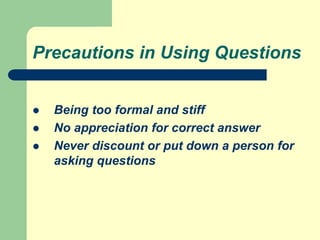 4 questions in teaching | PPT