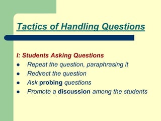 4 questions in teaching | PPT