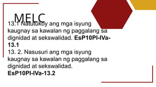 EDUAKSYON SA PAGKAKATAO_ 4Q WEEK 1 DAY 1 | PPT