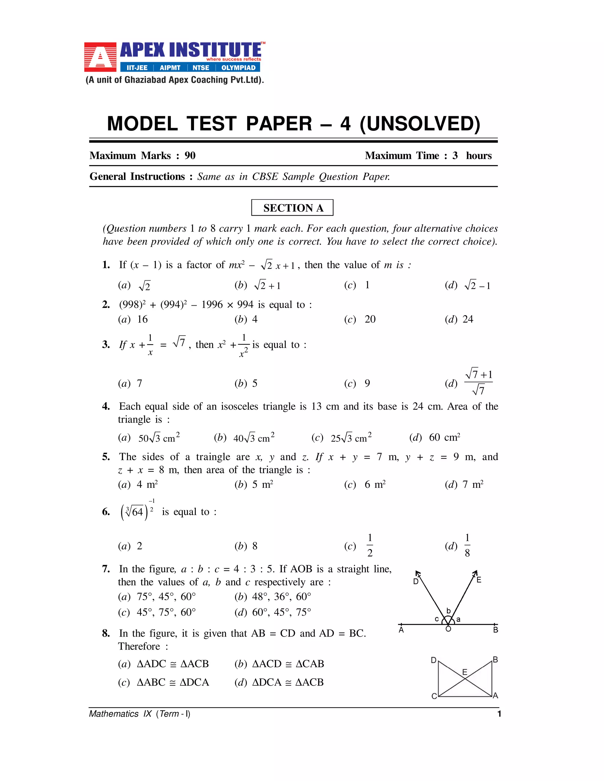 Summative Assessment Paper-3 | PDF