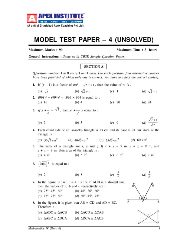 Summative Assessment Paper-3 | PDF