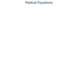 4 radical equations | PPT