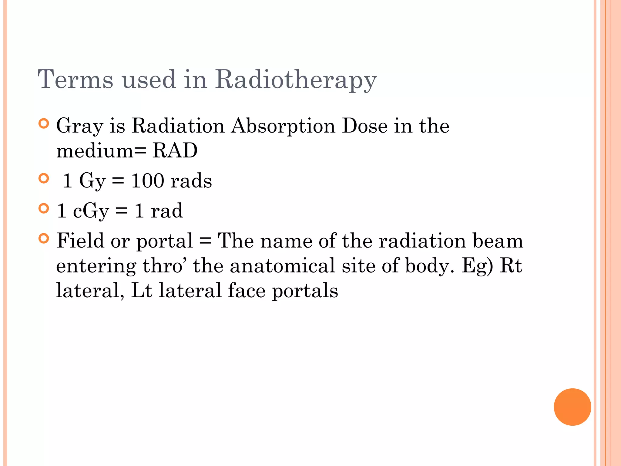 Radiotherapy | PPT