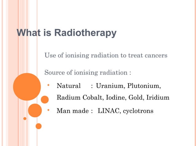 Radiotherapy | PPT
