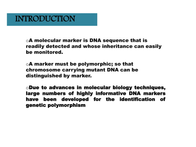 rapd marker, molecular marker by K. K SAHU Sir | PPT