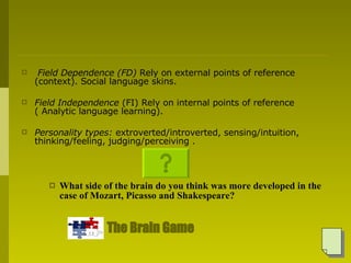 Learning styles and strategies. | PPT