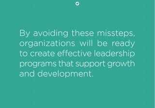 4 Reasons Leadership Development Fails | PDF