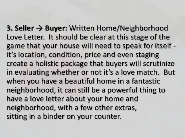 4 reasons to write a real estate love