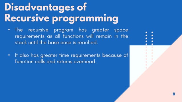 Algorithm And Programming Ii 4 Recursive Ppt 7367