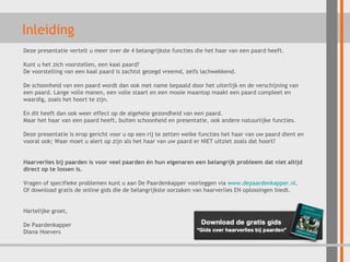 4 redenen voor haarverlies bij paarden | PPT