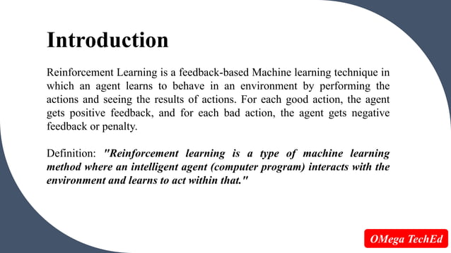 Reinforcement learning in Machine learning | PPTX
