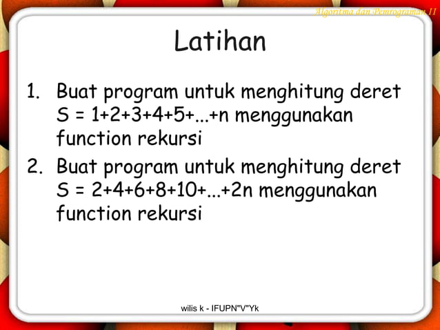 4 rekursi | PPT