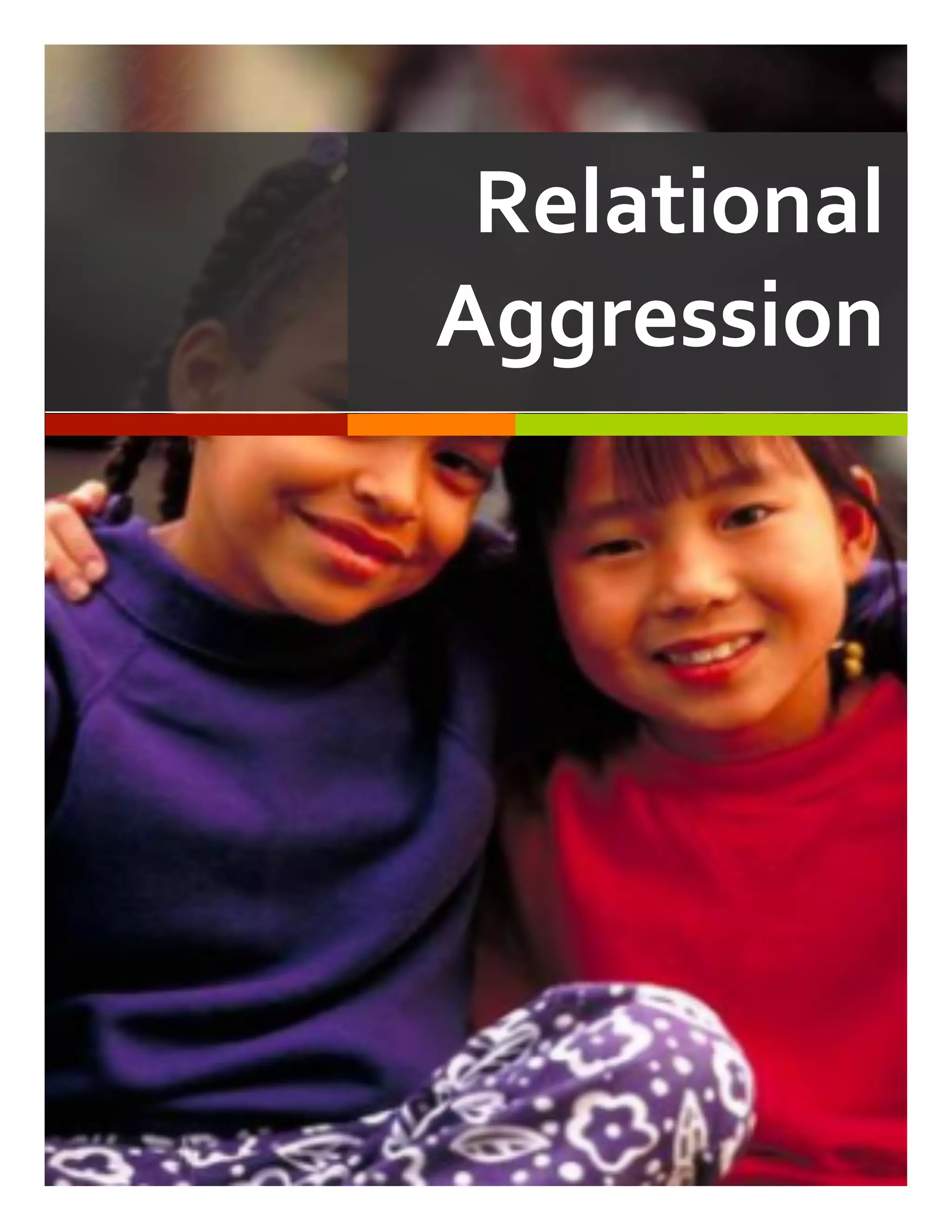 Greensview Elementary School - Relational Aggression (Anti-Bullying) | PDF