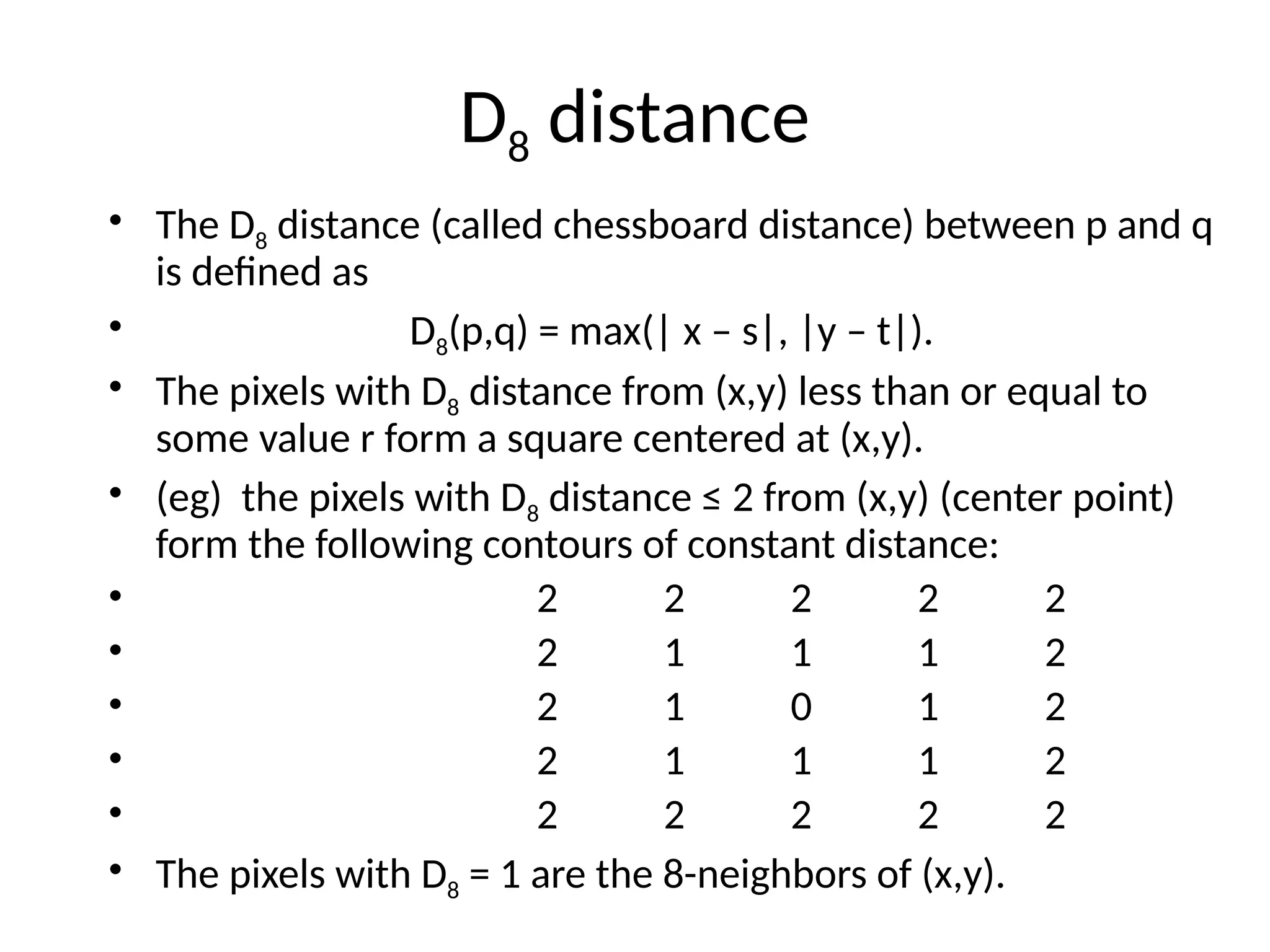 Digital Image Processing-Relationship between Pixels | PPTX
