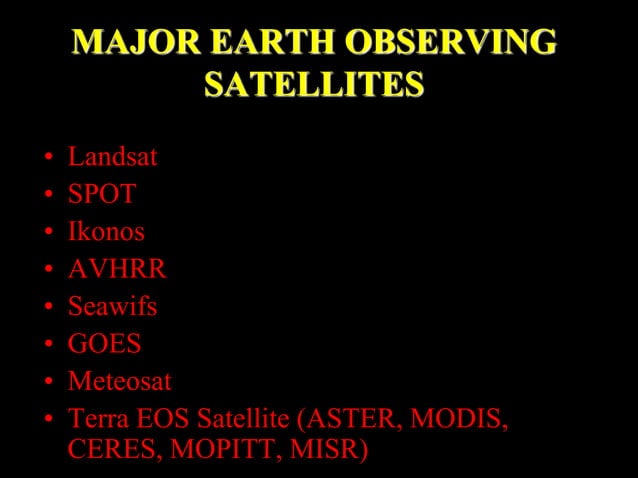 REMOTE SENSING PLATFORMS.ppt | Space and Astronomy | Science