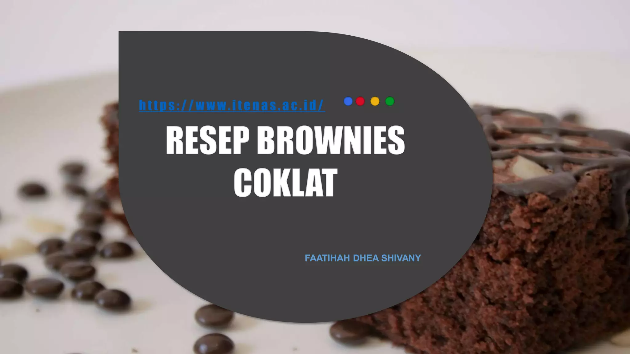 RESEP BROWNIES COKLAT | PPTX