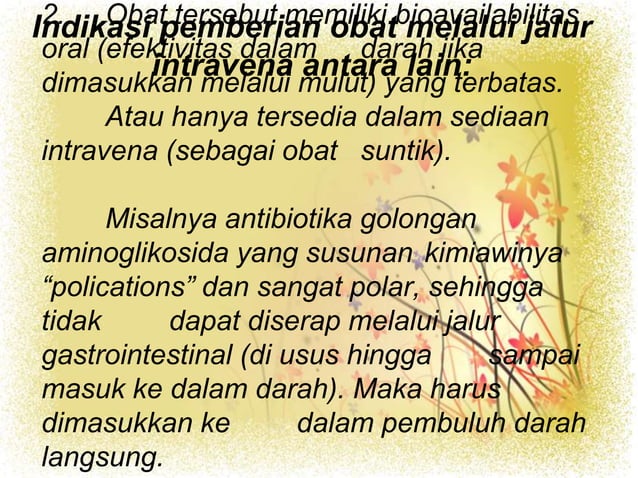 resiko penambahan obat dalam larutan intra vena | PPTX