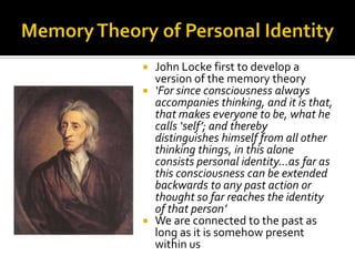 4 Responses To Personal Identity | PPTX