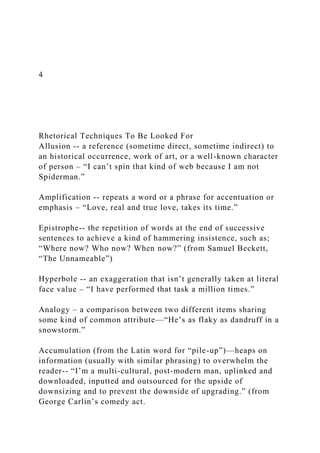 4Rhetorical Techniques To Be Looked For Allusion -.docx | Poetry ...