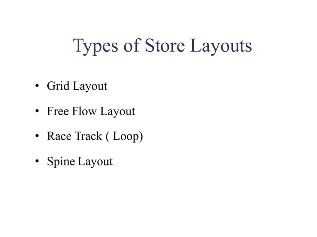 Retail Store Design and Layout | PPTX
