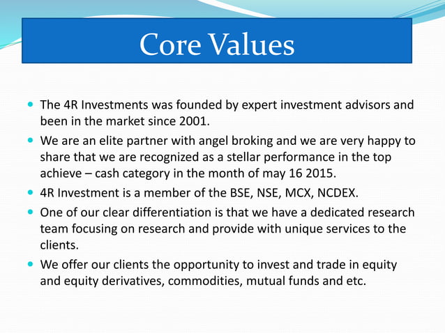 4r investments pvt. ltd | PPT