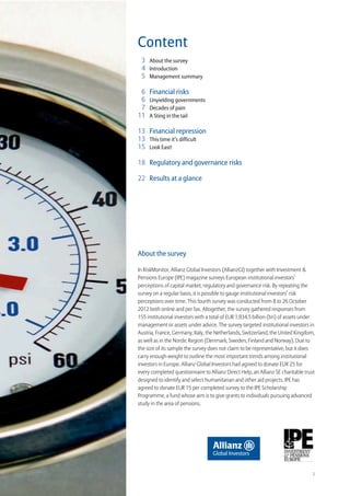 Allianz Global Investors Risk Monitor #4 | PDF