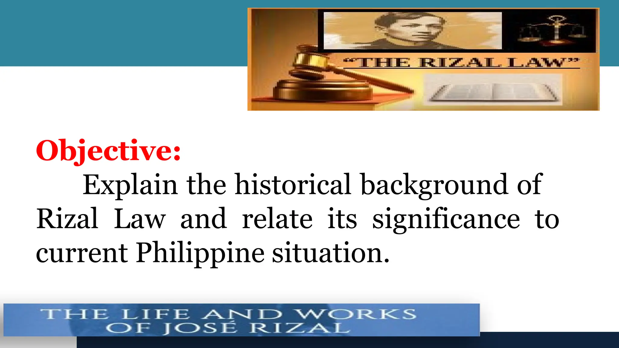 4RIZAL LIFE AND WORKS OF RIZAL (Module 1.1) REPUBLIC ACT NO. 1425 | PPTX