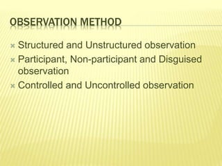 Data collection methodology | PPTX