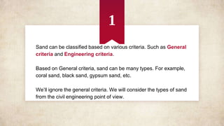 Types of sand | PPTX