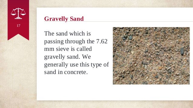 Types of sand