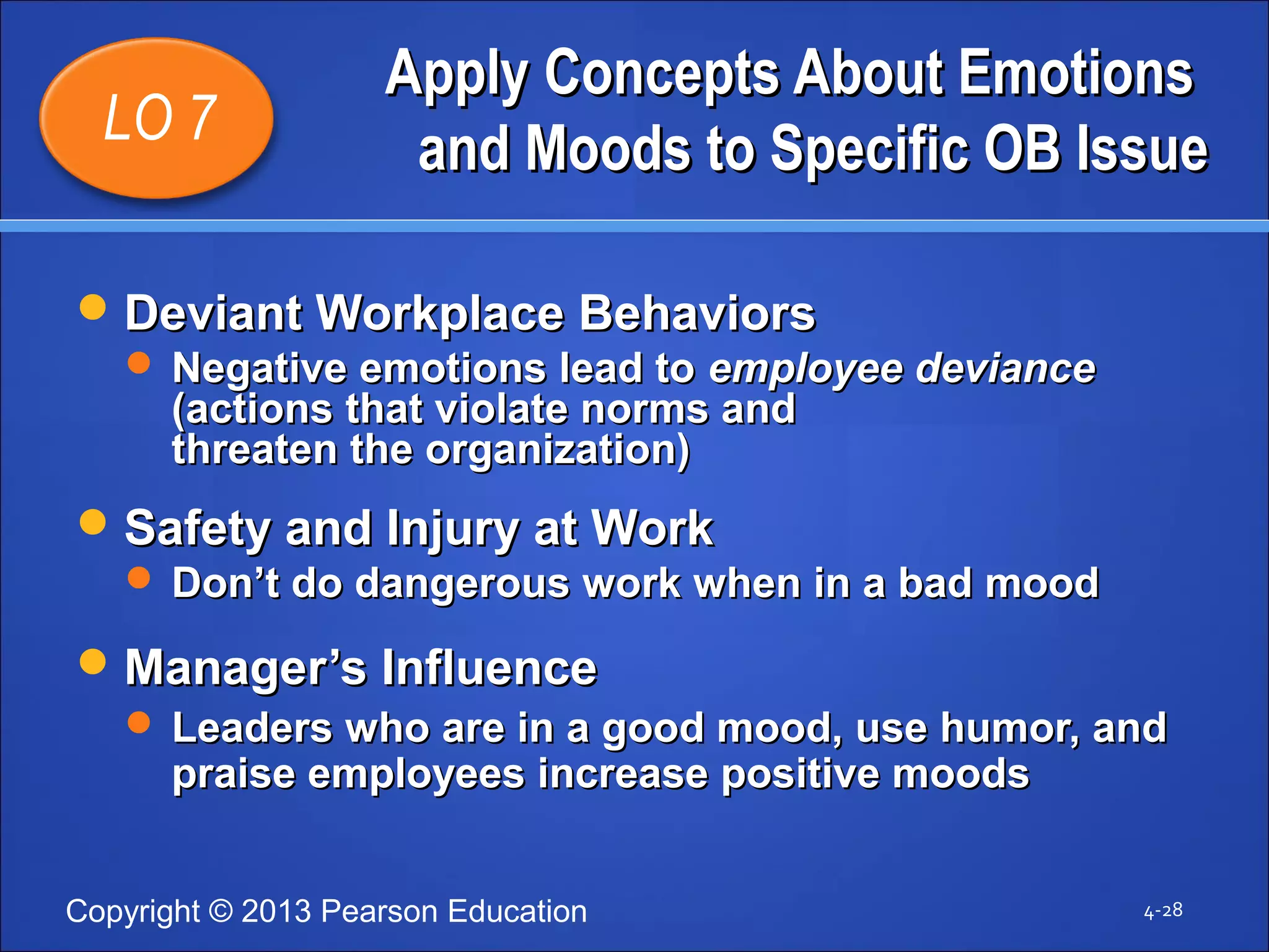 Robbins and Judge Emotions and Moods | PDF