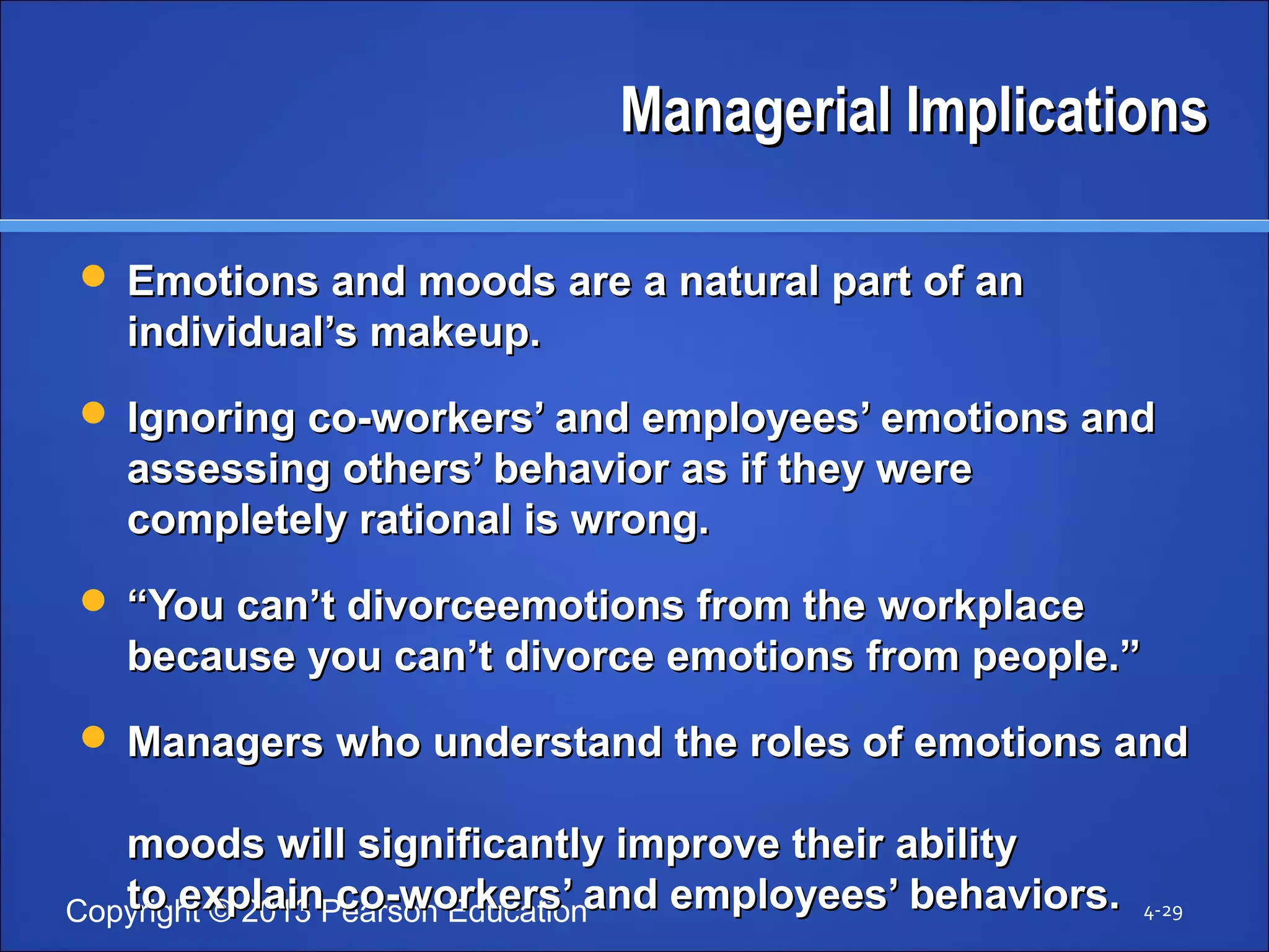 Robbins and Judge Emotions and Moods | PDF