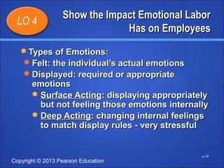 Robbins and Judge Emotions and Moods | PDF