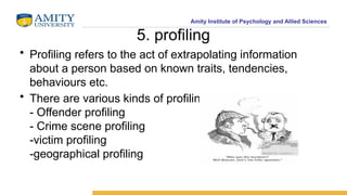 Role of Forensic Psychologist in treatment | PPTX
