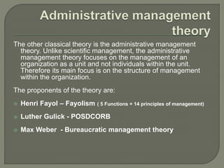 Educational Administration and Management | PPTX