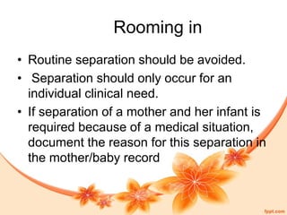 4 rooming in and breast feeding | PPT
