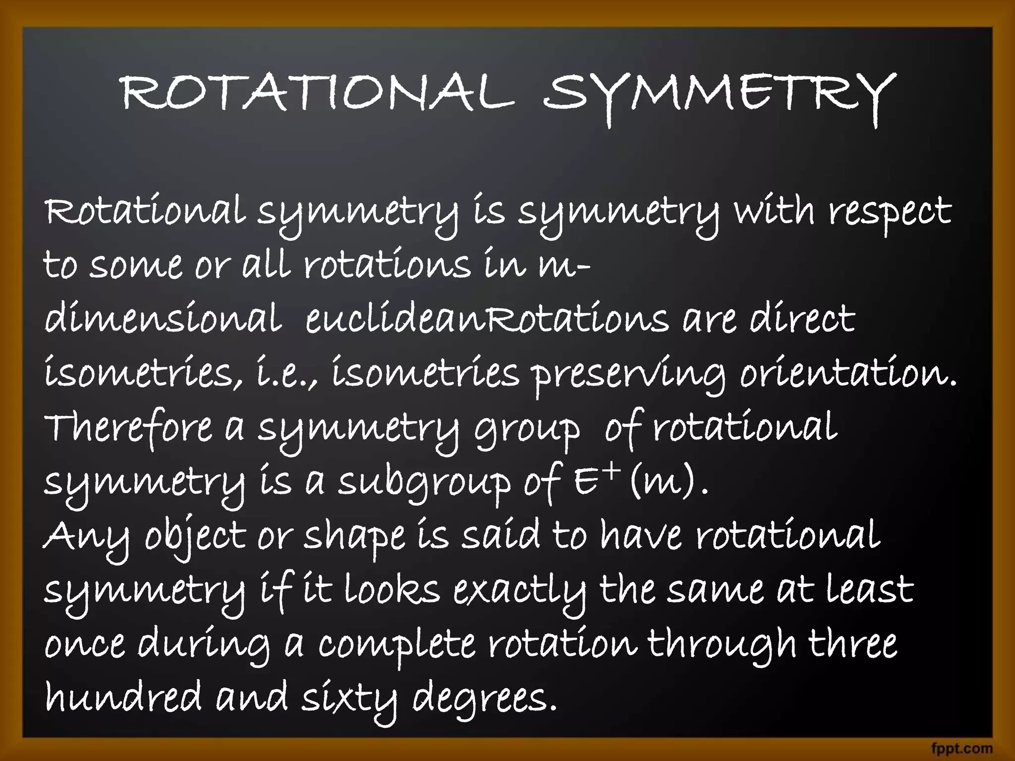 Rotational symmetry | PPTX