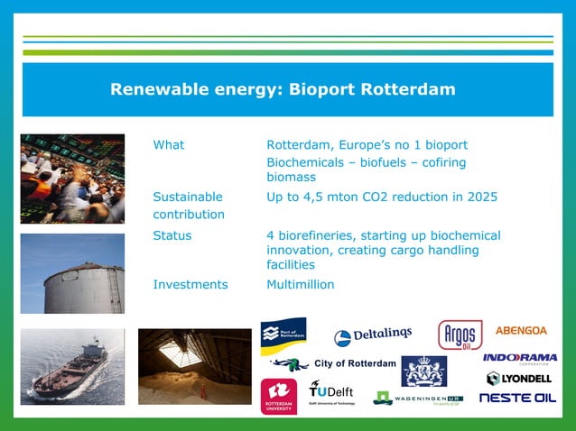 Rotterdam: top petrochemical cluster in transition | PPT