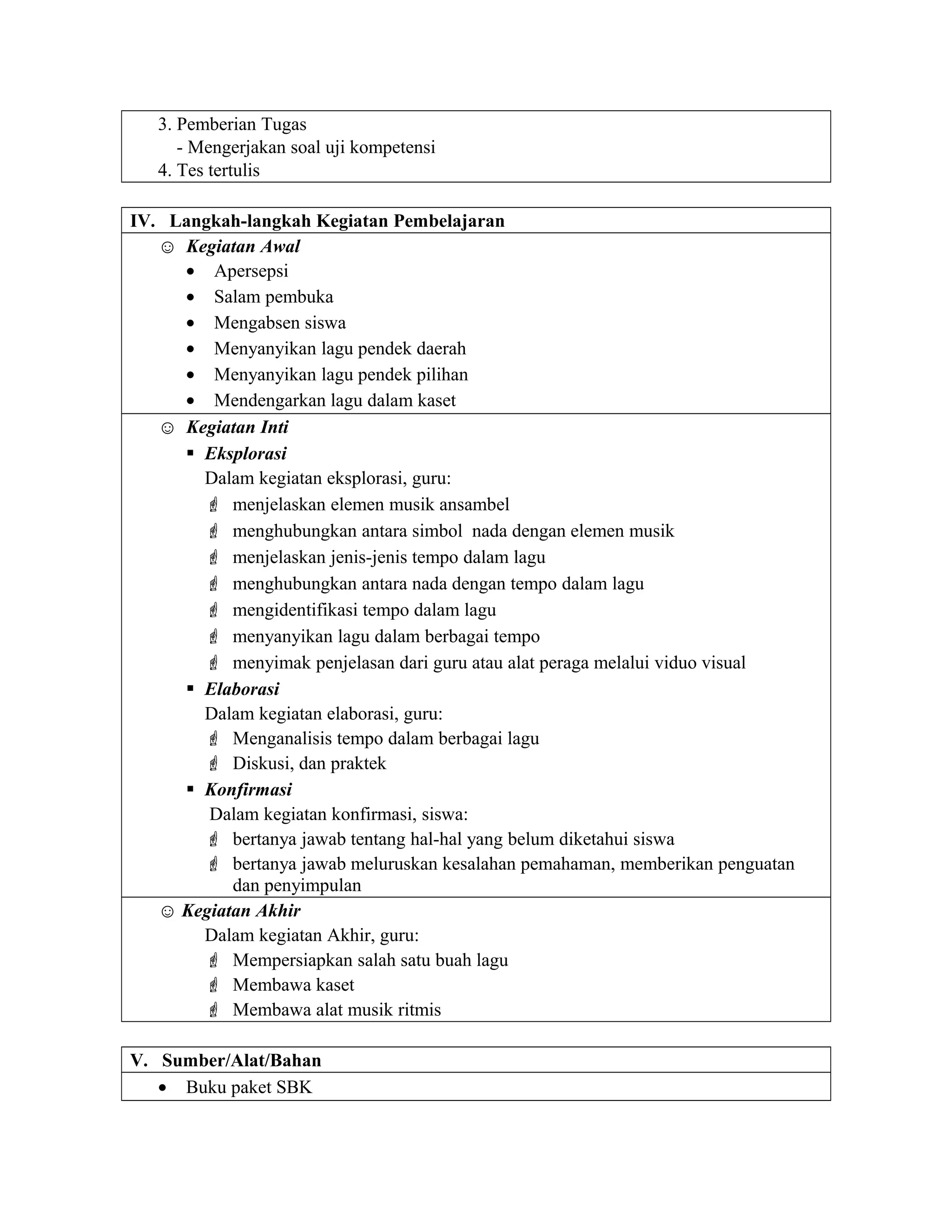 rpp sbk Kelas 3 SD | DOC