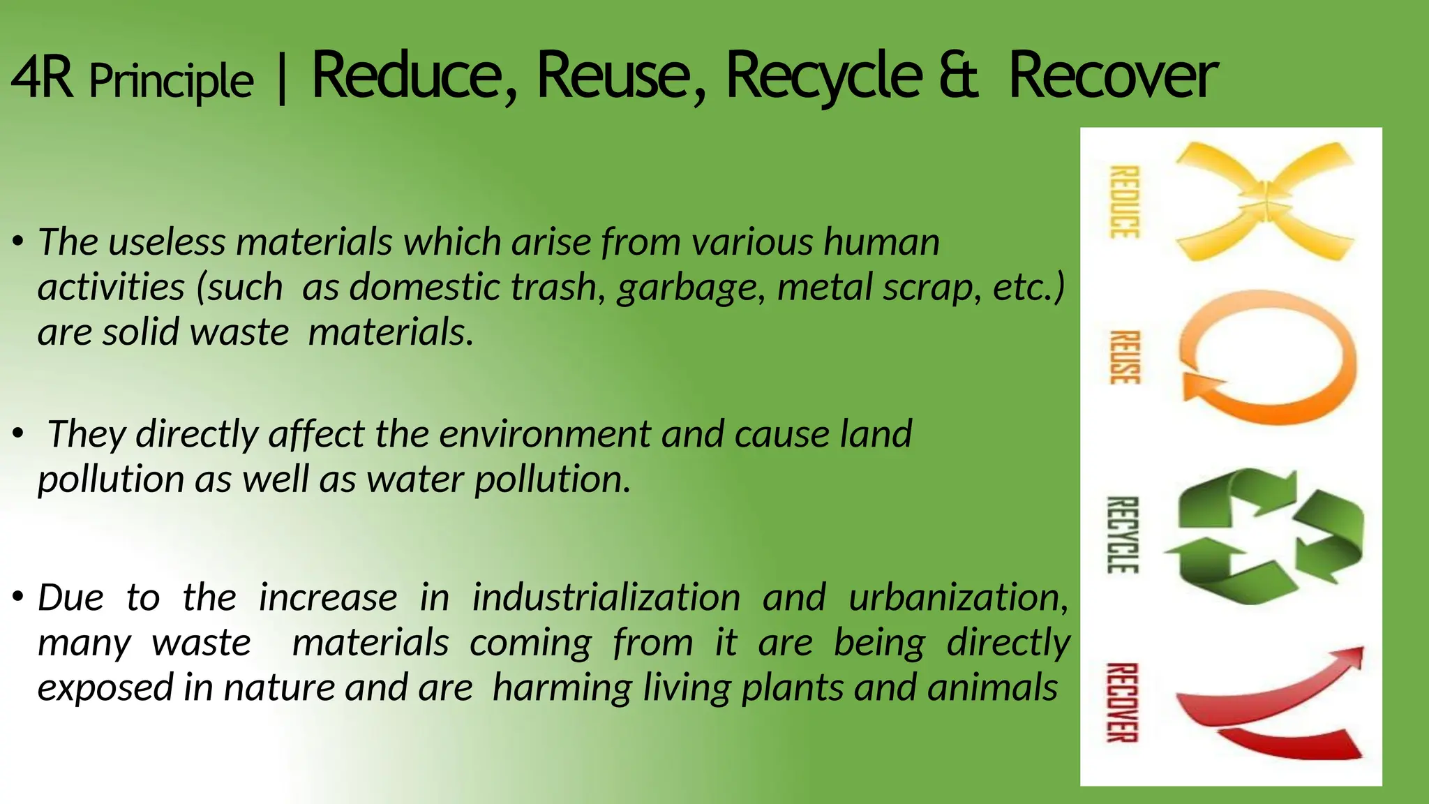 4R principles to sustainable development | PDF