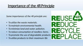 4R principles to sustainable development | PDF