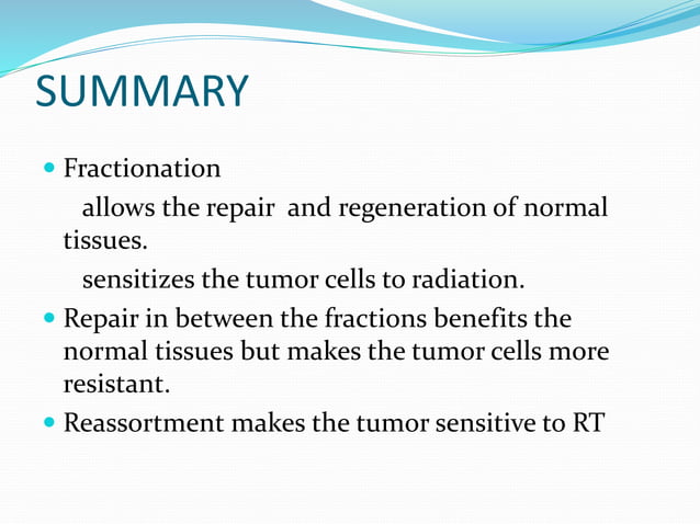 4 rs of radiobiology | PPT