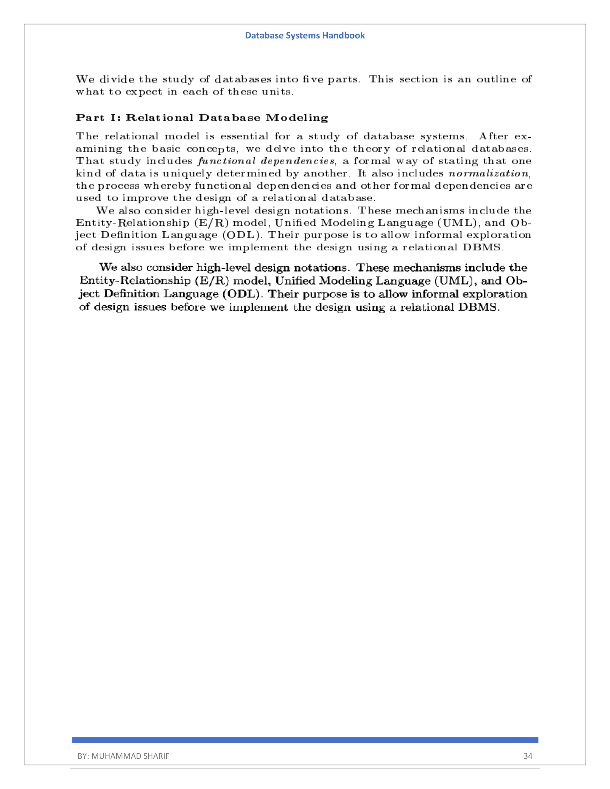 4rth Complete book Database systems Handbook dbms rdbms by Muhammad Sharif.pdf | Databases ...