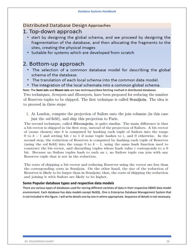 4rth Complete book Database systems Handbook dbms rdbms by Muhammad Sharif.pdf | Databases ...