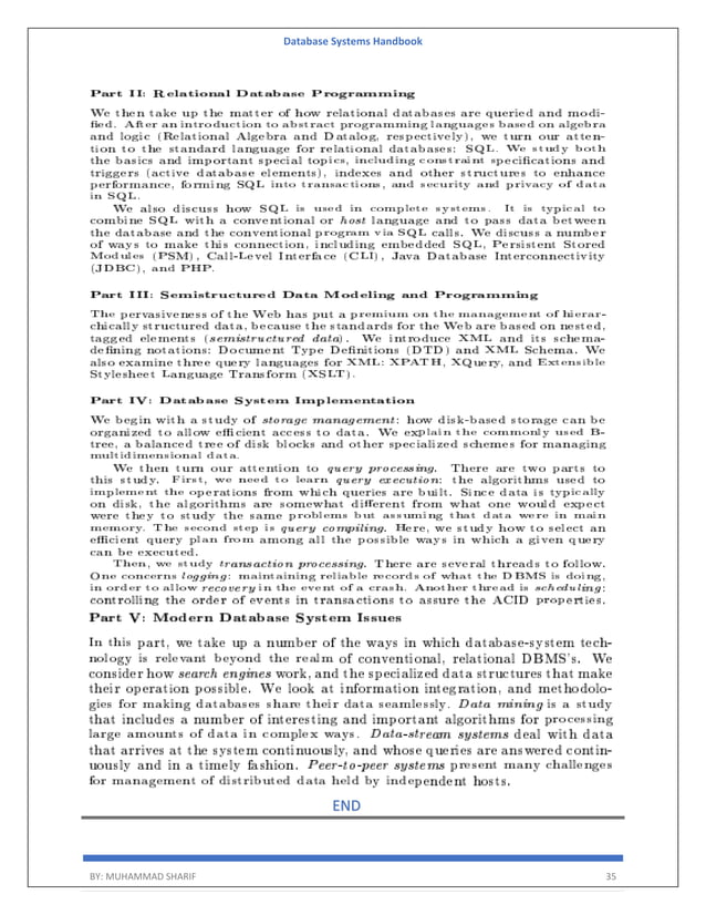 4rth Complete book Database systems Handbook dbms rdbms by Muhammad Sharif.pdf | Databases ...