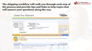 How to Create your First Amazon FBA Shipment? | PPTX