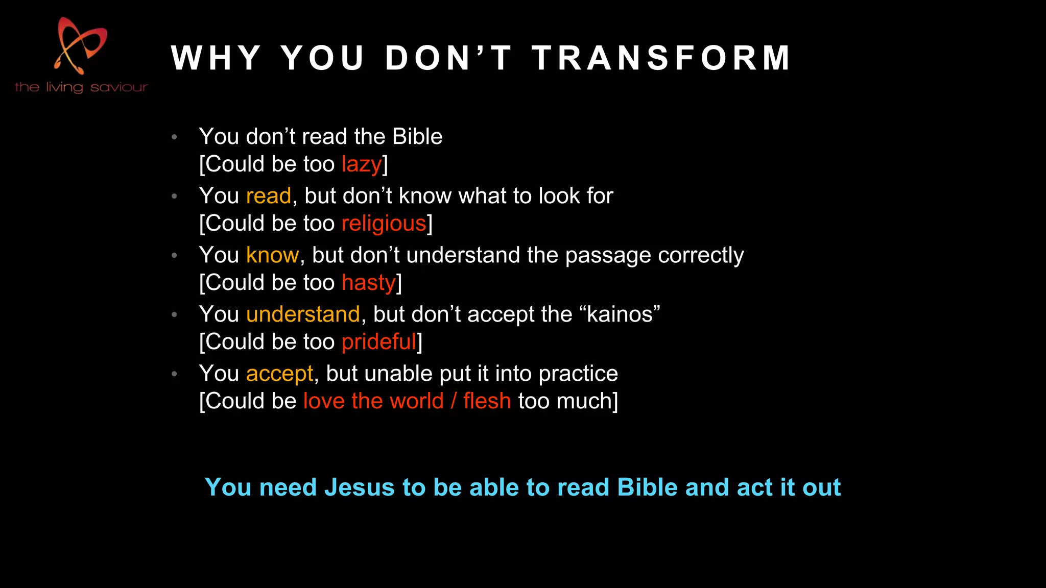 4 rule of thumbs bibilcal life principles' exegesis | PPT